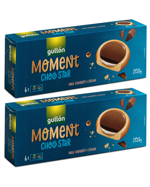 Тарталетки с молочным шоколадом Gullon Moment Choco Star milk chocolate ...