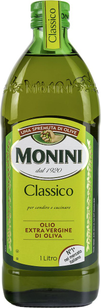 Масло оливковое Monini Extra Vergine Classico, 1л - купить с доставкой ...