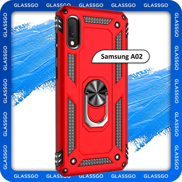 Чехол противоударный бронированный на Samsung A02, на Самсунг А02 с ...