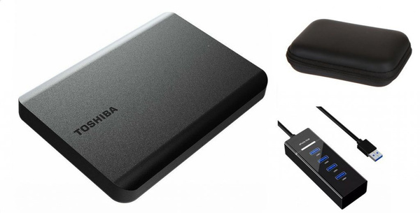 4 ТБ Внешний жесткий диск Toshiba Canvio Basics + набор аксессуаров ...