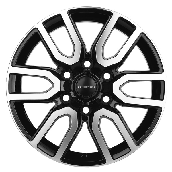 Колесный диск Khomen Wheels 17x8" PCD6x139.7 ET25 D106.1 Литой - купить по выгодной цене в ...