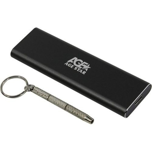 AgeStar 31UBNV1C GRAY USB 3.1 Type-C Внешний корпус M.2 NVME M-key ...