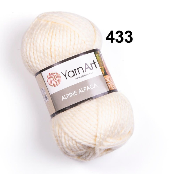Толстая пряжа для вязания YarnArt Alpine Alpaca 150 г., 120 м., 60% ...