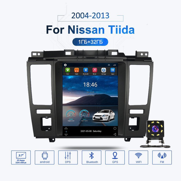 Штатная магнитола 2 дин Андроид для Ниссан тиида/For Nissan Tiida C11 ...
