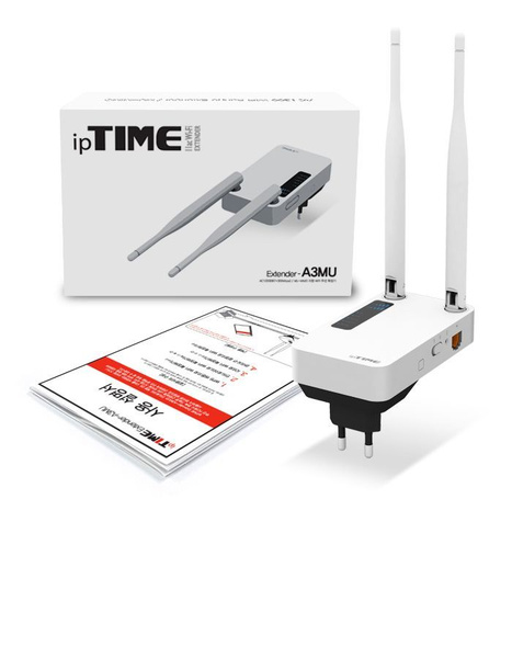 Усилитель Wi-Fi-сигнала ipTIME A3MU - купить по выгодной цене в интернет-магазине OZON (1261543409)