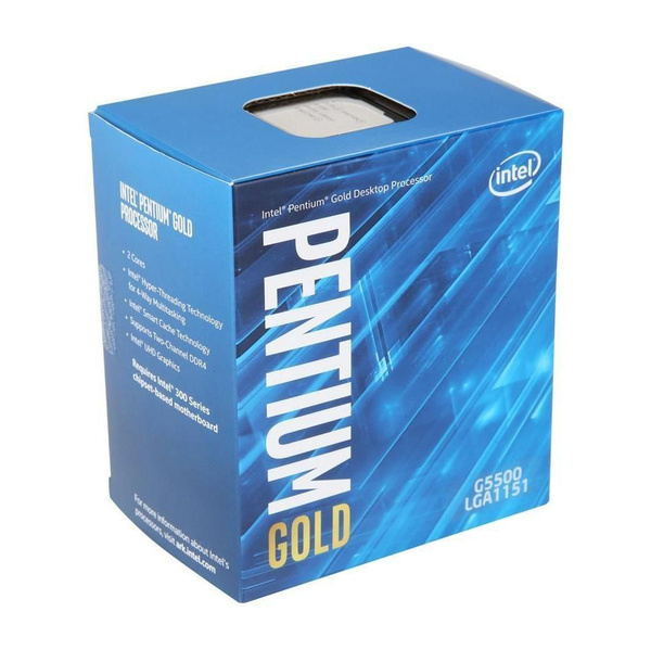 Процессор Intel G5500-GZA-211-(30%) Pentium, BOX (с кулером), 2 яд., 3. ...