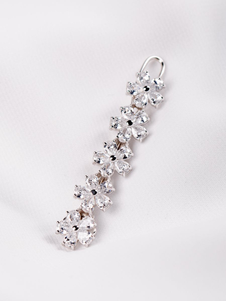 Pepela Jewelry Заколка для волос "Цветы" из серебра - купить с ...