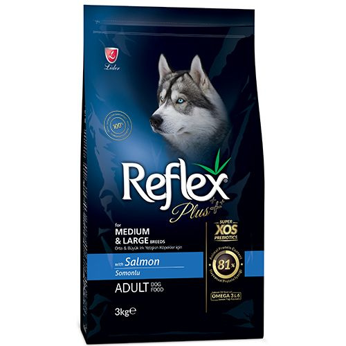 Reflex Plus Medium Large Breed Adult Salmon / Сухой корм Рефлекс Плюс для взрослых собак Средних ...