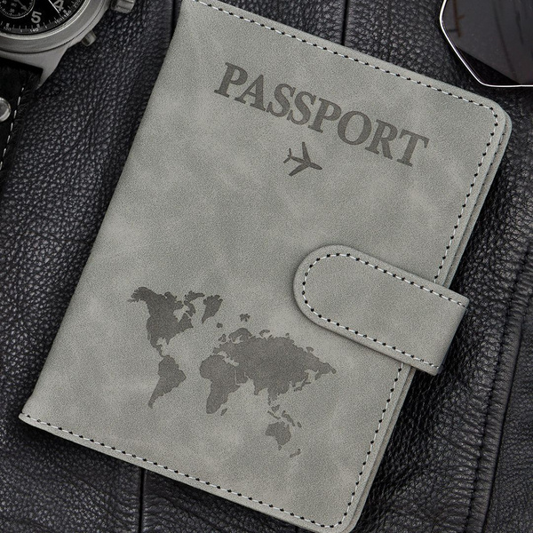 Обложка на паспорт с самолетом серая - купить с доставкой по выгодным ...