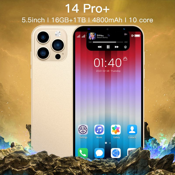 Смартфон 14 Pro +145-51-186-255204629 - купить по выгодной цене в интернет-магазине OZON ...