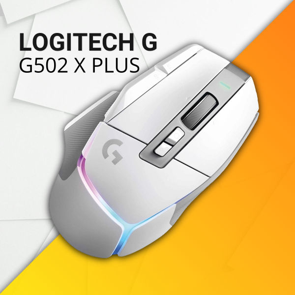 Характеристики Беспроводная игровая мышь Logitech G G502 X PLUS, белый ...
