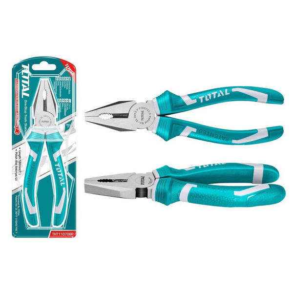 Плоскогубцы комбинированные 180 мм TOTAL THT110706P купить на OZON по низкой цене (1897304538)