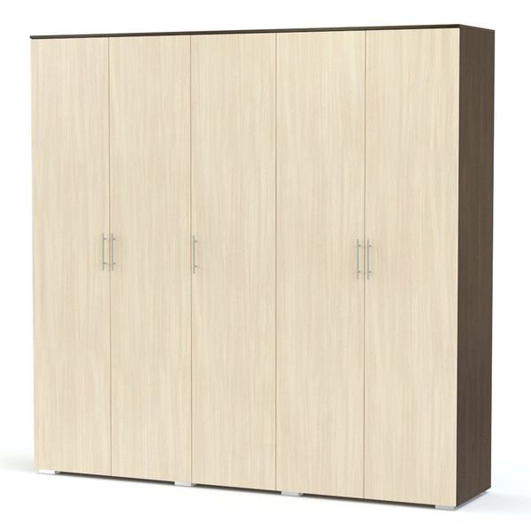 Шкаф распашной BestMebel Распашной шкаф 5 дверей, 220x50x210 см купить ...