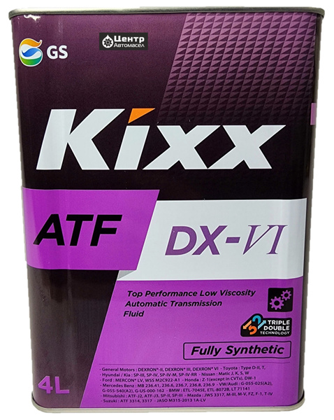 Kixx ATF DX-VI, трансмиссионное, 4л. - купить по выгодной цене в ...