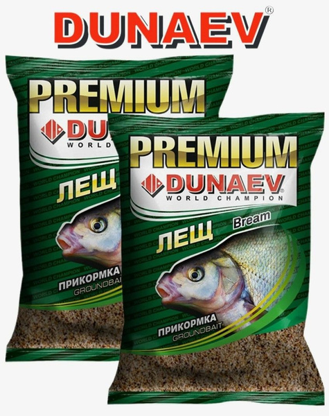 Прикормка для рыбалки "DUNAEV-PREMIUM" Лещ, 1 кг (2шт) - купить с ...