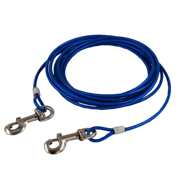 Трос привязочный Каскад для собак длина 3 м синий - купить с доставкой ...