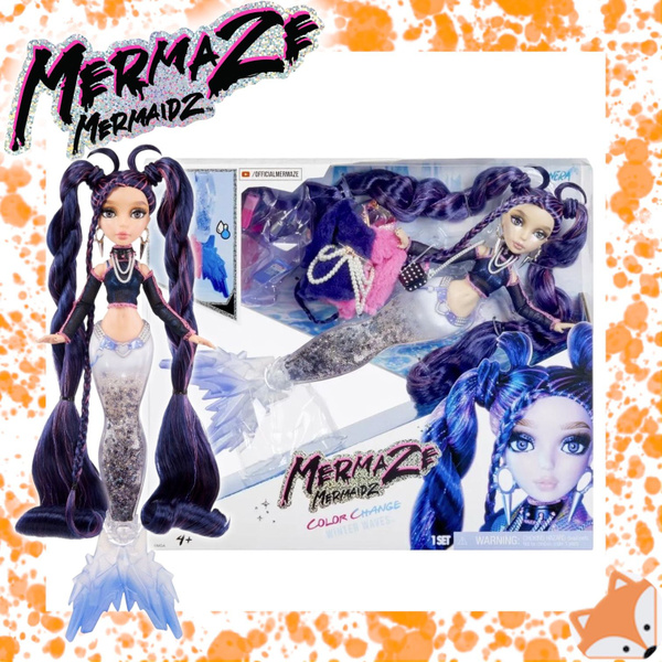 Кукла Mermaze Mermaidz Nera Русалка Зимняя серия 585404 - купить с ...