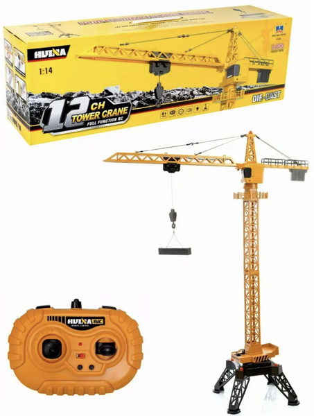 Радиоуправляемый башенный кран HUI NA TOYS масштаб 1:14 2.4G - HN1585 ...