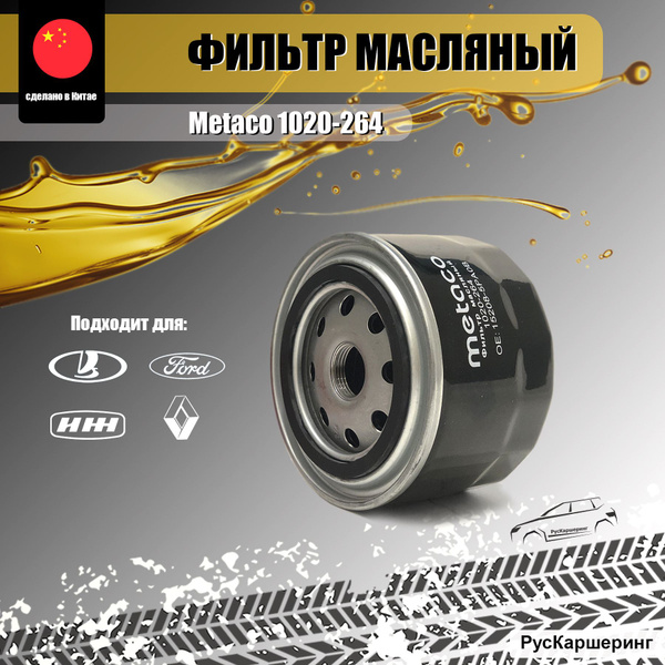 Фильтр масляный METACO 21051012005 - купить по выгодным ценам в ...