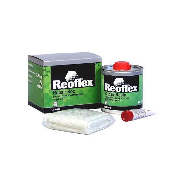 Ремкомплект полиэфирный реофлекс Reoflex Repair Box (стеклоткань ...