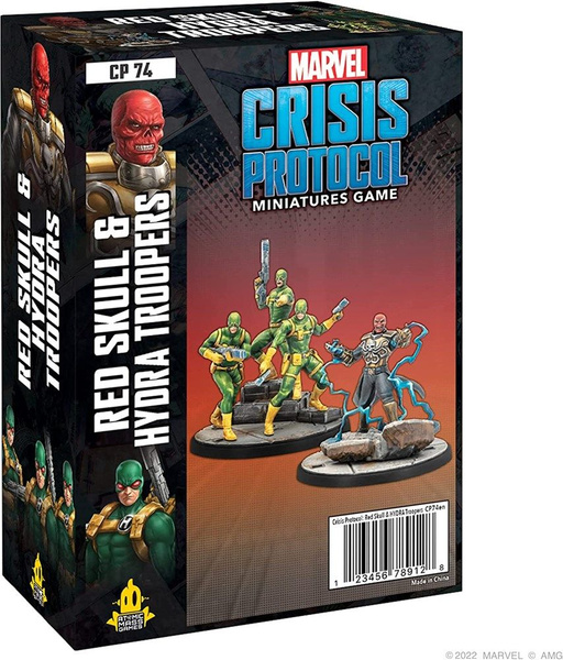 Настольная игра MARVEL CRISIS PROTOCOL RED SKULL AND HYDRA TROOPERS EN ...