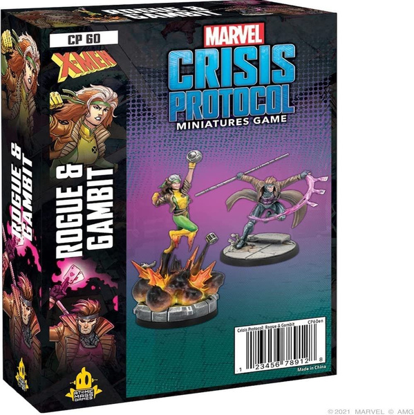 Настольная игра MARVEL CRISIS PROTOCOL ROGUE & GAMBIT CHARACTER PACK EN ...