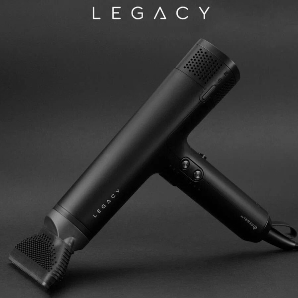 Фен для волос Dewal LEGACY профессиональный фен, черно-серый, темно ...