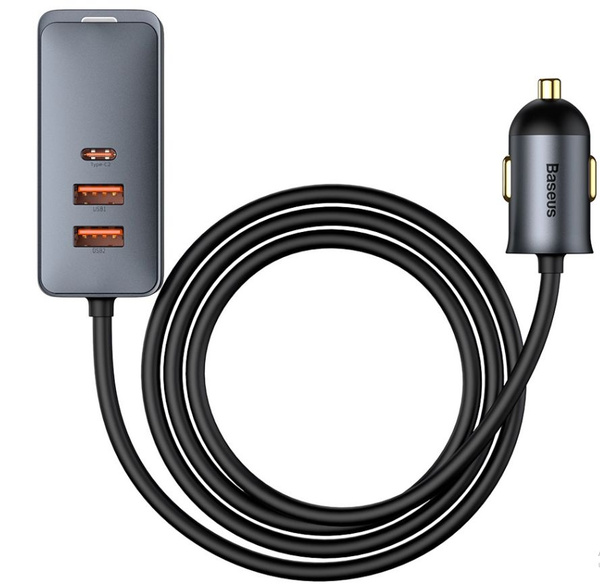 Автомобильное зарядное устройство Baseus зарядка базеус в авто.)1_4 USB ...