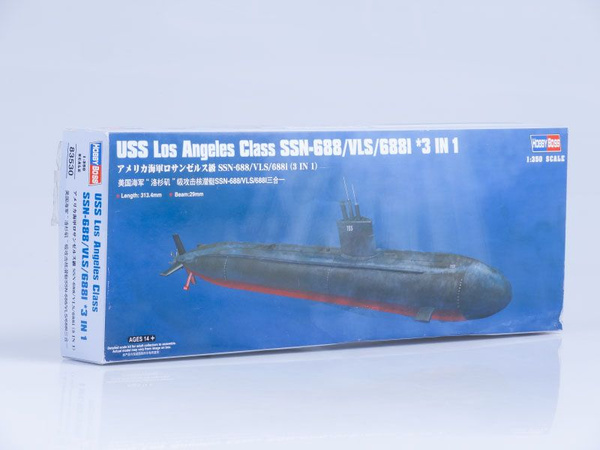 Сборная модель судна Hobby Boss Подводная лодка USS Los Angeles Class ...