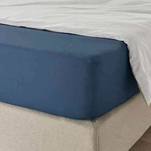 Простыня IKEA Простынь на резинке - ULLVIDE, 160x200, синий купить по ...
