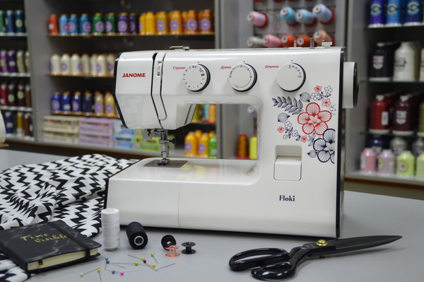 Швейная машина Janome Floki - купить по низким ценам с доставкой в интернет-магазине OZON ...