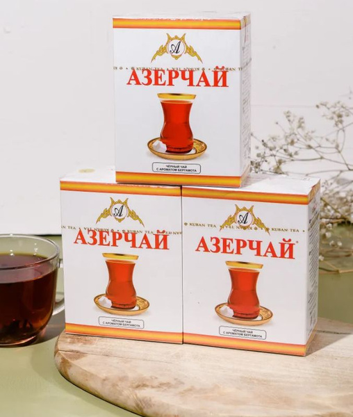 Чай черный AZERCAY бергамот 100 гр - 3 шт - купить с доставкой по ...