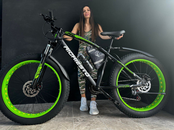 Велосипед фэтбайк Fatbike Richiesto 26" На спицах взрослый/подростковый ...