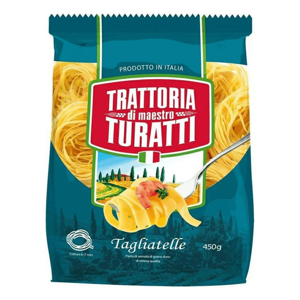 Макаронные изделия Trattoria di Maestro Turatti Tagliatelle Гнезда 450 ...