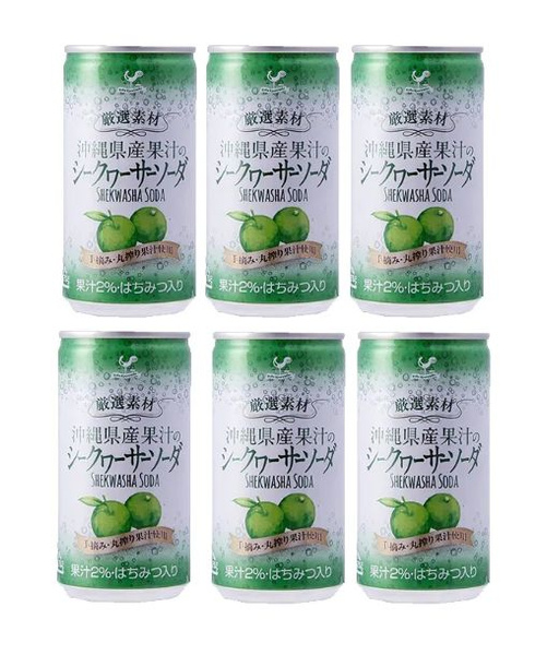 Газированный напиток Tominaga (Томинага) сикуваса цитрус с Окинава, 6 ...