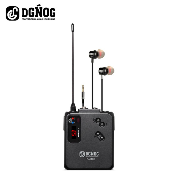 Беспроводной монитор-вкладыш с наушником DGNOG PSM400BODYPACK, UHF ...