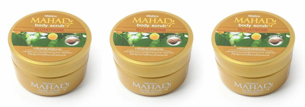 Mistine Скраб для тела Mahad Осветляющий, 200 г, 3 шт купить на OZON по низкой цене (1402003717)
