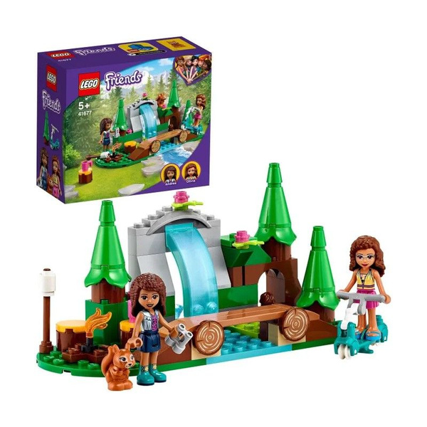 41677 Пластиковый Конструктор LEGO Friends 41677 Лесной водопад/ 93 ...