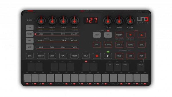 UNO-SYNTH Драм машина (портативный синтезатор), IK Multimedia - купить ...