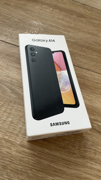 Смартфон Samsung Galaxy A14 SM-A145 128Gb 4Gb черный 3G 4G - купить по ...
