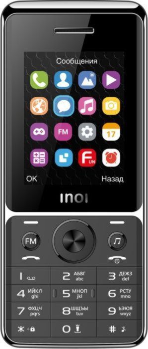 Мобильный телефон INOI Сотовый телефон INOI 248M Black, черный — купить ...
