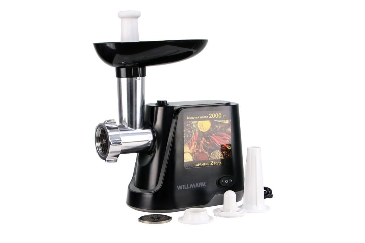 Купить мясорубку WILLMARK WMG-2013B, черный по низкой цене: отзывы, фото, характеристики в ...