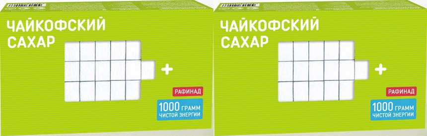 Характеристики Сахар рафинад Чайковский быстрорастворимый 1 кг х 2