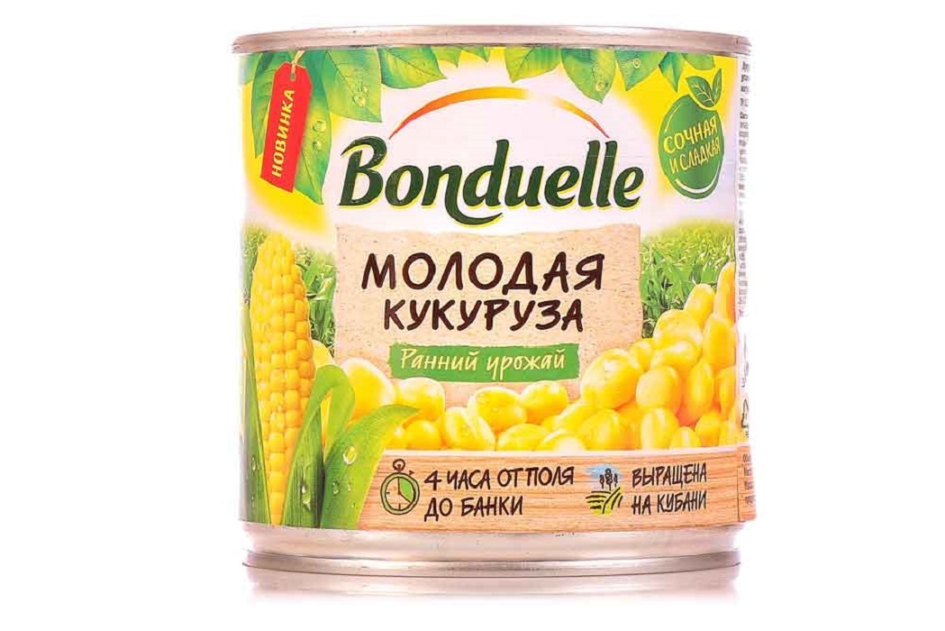 Кукуруза Bonduelle сладкая молодая, 425 мл *2 шт — купить в интернет ...