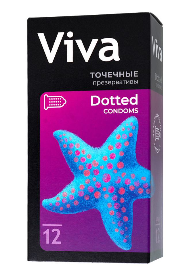 Презервативы точечные VIVA (12 шт) — купить в интернет-магазине OZON с ...