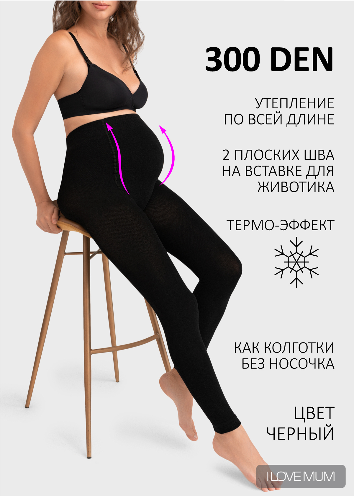 Леггинсы I Love Mum — купить в интернет-магазине OZON с быстрой доставкой