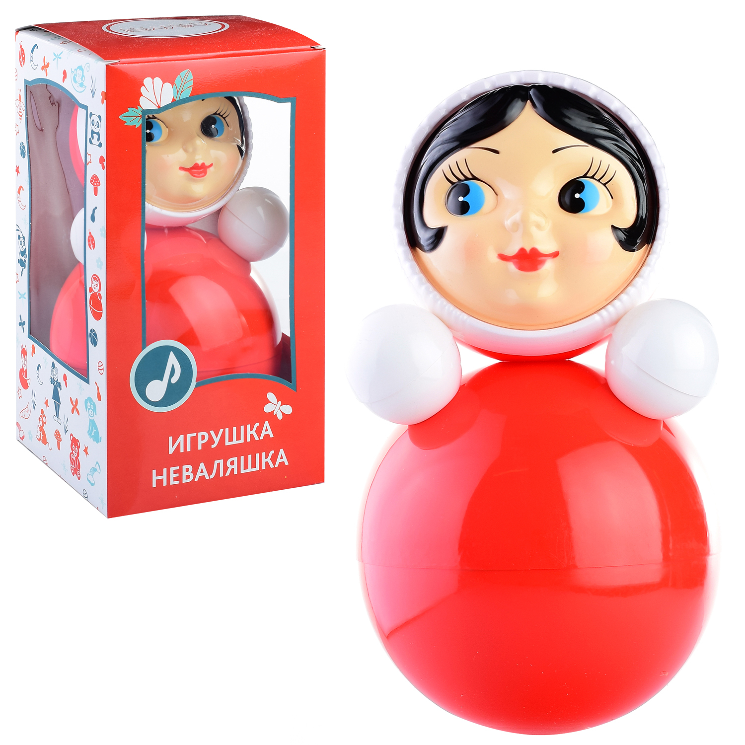 Котовские неваляшки Неваляшка для малышей Настенька 25 см большая в ...