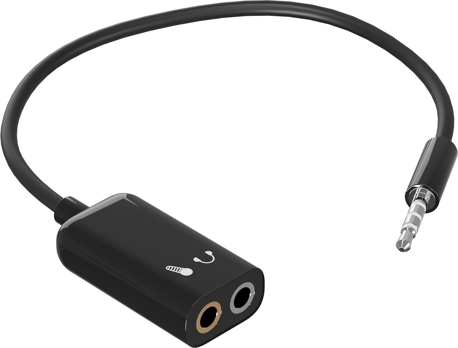 Кабель Gsmin AS50 переходник на микрофон и наушники Mini Jack 3.5 мм (F ...