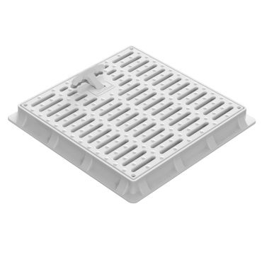 Люк пластиковый (решетка с ручкой) LuxWares 40*40 (RK-1012) - купить с ...