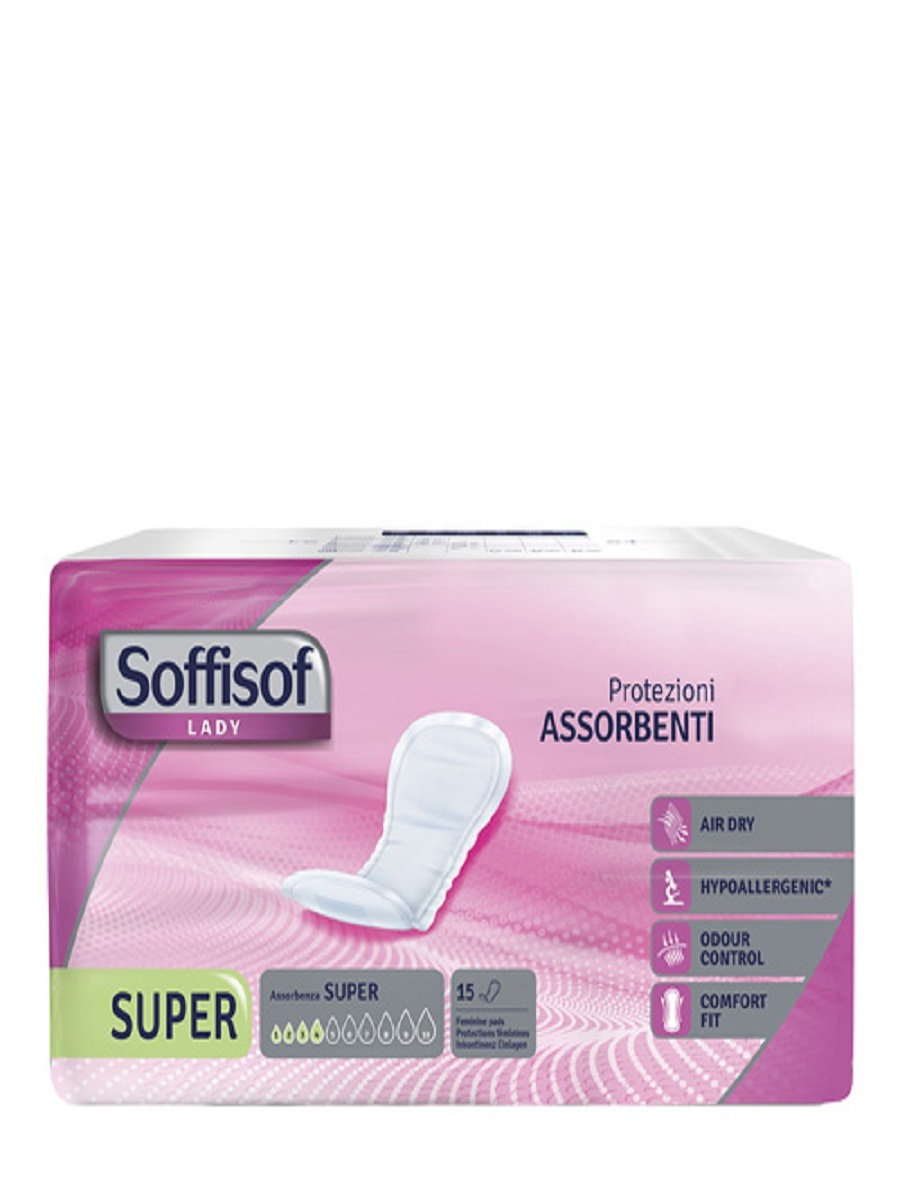 Soffisof Женские урологические прокладки Lady SUPER,15 шт. — купить в ...